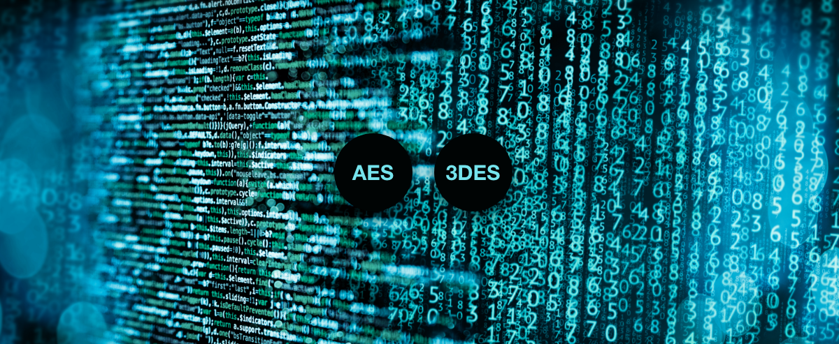 ¿Qué son los algoritmos de encriptación AES y 3DES?